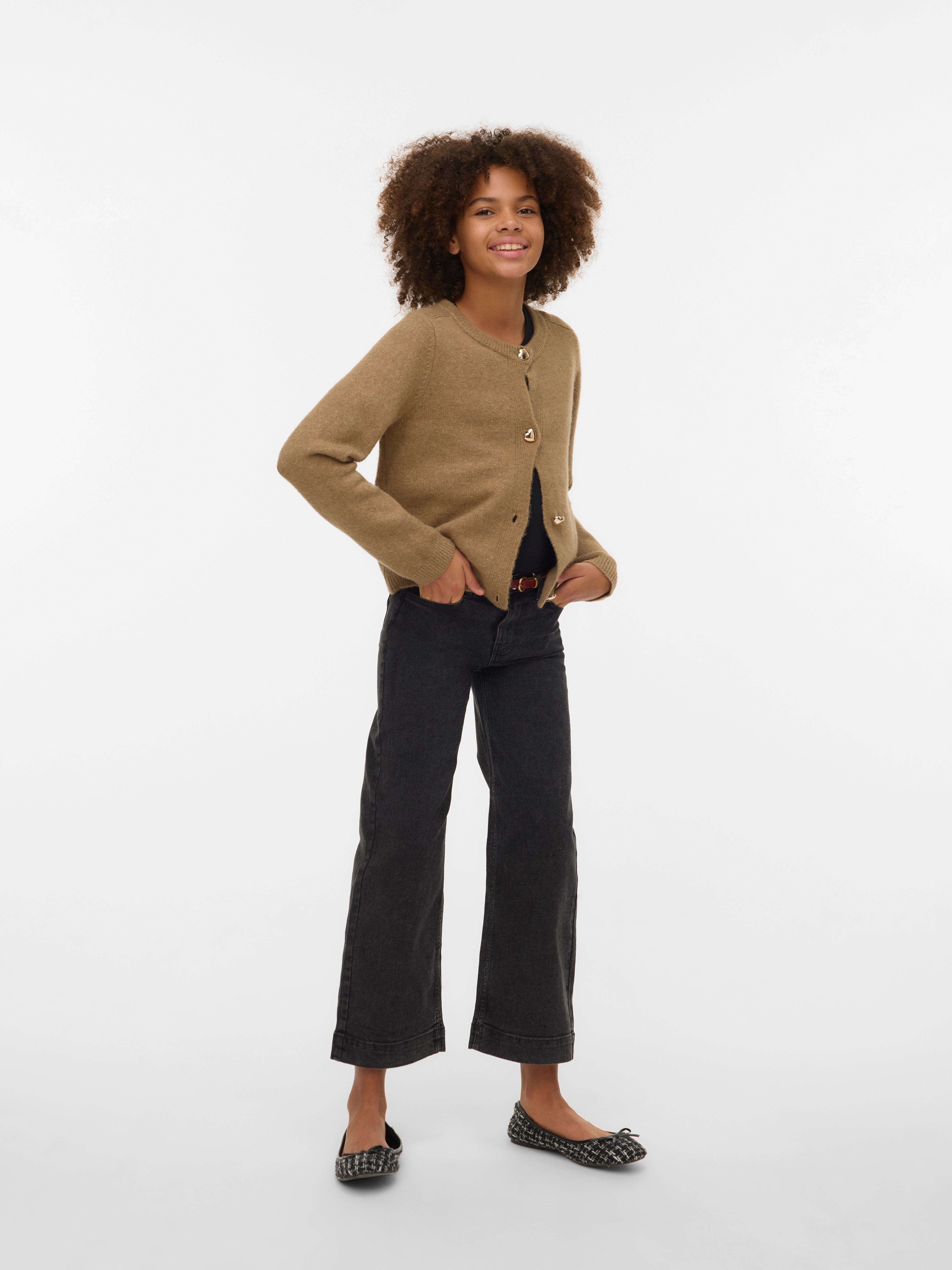 VMFIONA Cardigans en maille | Marron clair | Vero Moda®