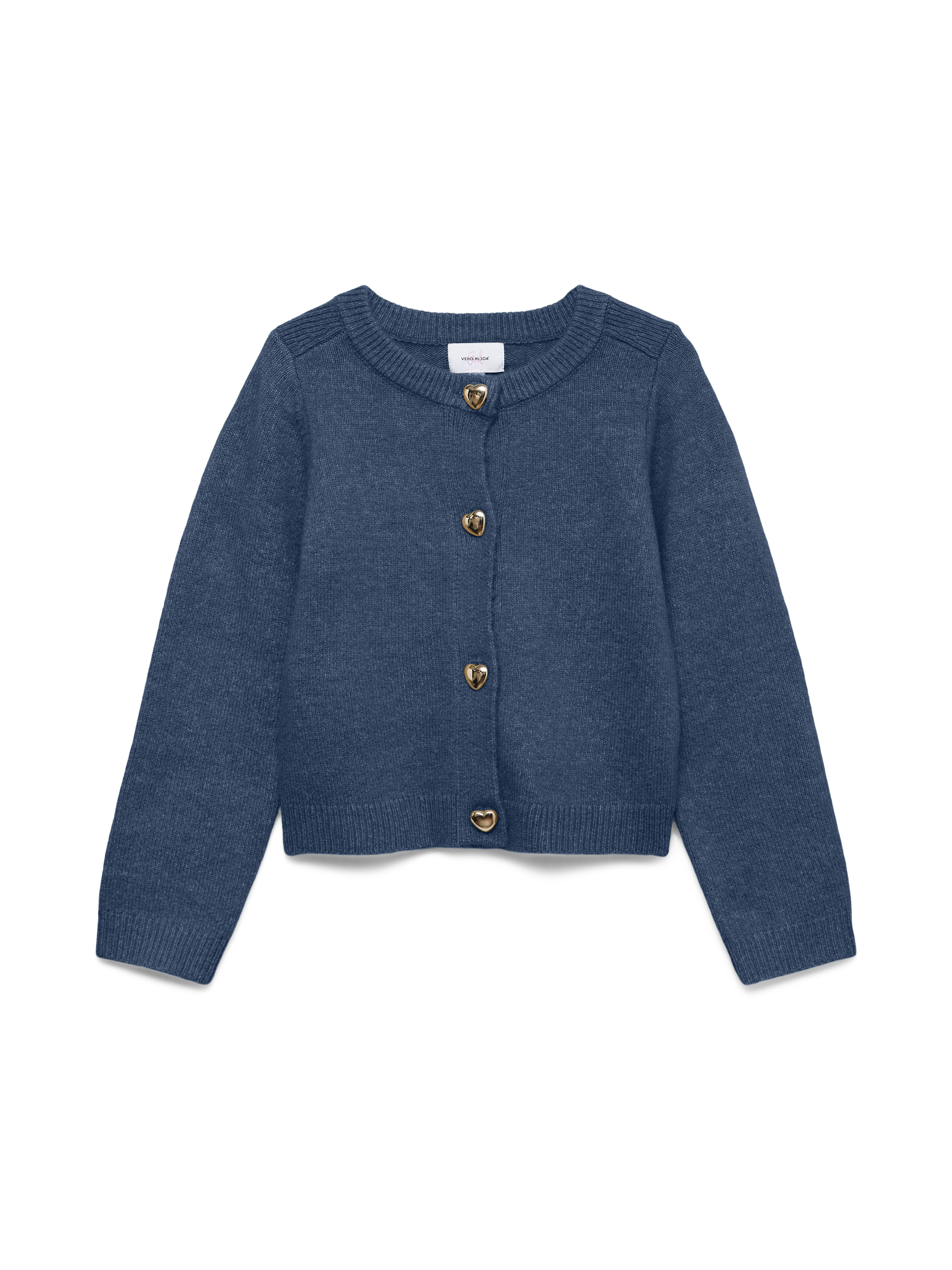 VMFIONA Gebreid vest | Donkerblauw | Vero Moda®